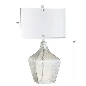 JONATHAN Y Jane 26" Glass Led Table Lamp