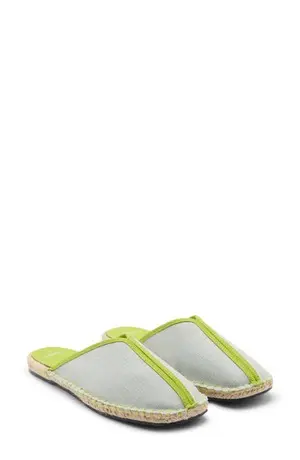 Mango Jute Sole Mule - Pastel Green