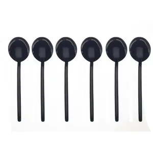MEPRA Due Spoons Set6 Pieces - Black Gold