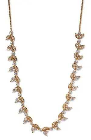 Nadri Ravish Vine Chain Necklace - Gold