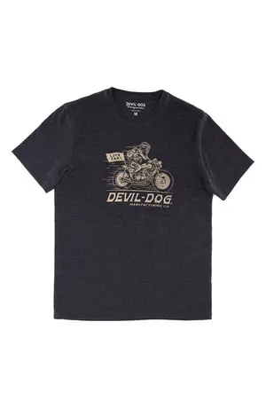 DEVIL-DOG DUNGAREES Live Fast Graphic T-shirt