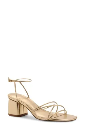 Mango Ankle Strap Sandal - Gold