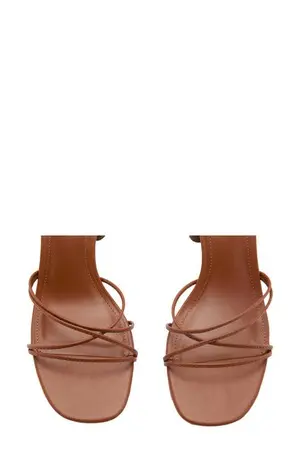 Mango Ankle Strap Sandal - Leather
