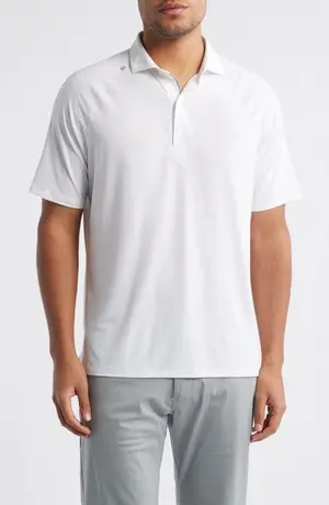 Johnnie-o Callan Performance Polo White