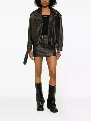 Alexander McQueen Leather Biker Jacket