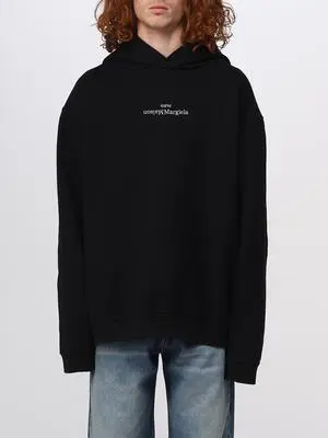 MAISON MARGIELA Cotton Hoodie With Logo - Black