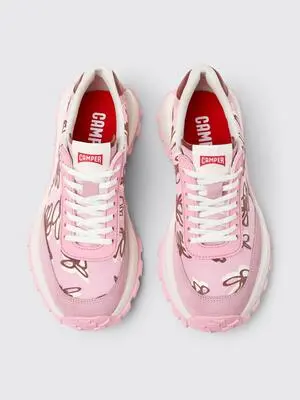 Camper Floral Print Lace-up Sneakers
