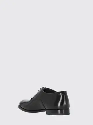 DOUCAL'S Brushed Leather Oxford Shoes - Black
