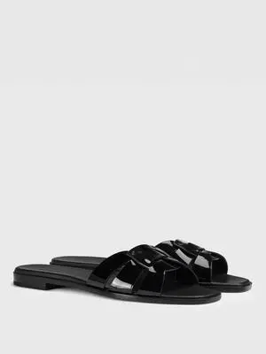 DOUCAL'S Flat Sandal - Black