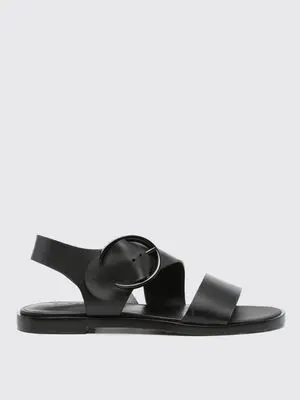 Clergerie Flat Sandal - Black