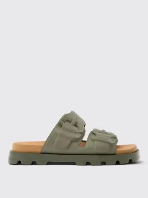 Camper Flat Sandal - Green