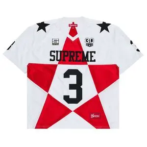 Supreme Star Football Jersey - White