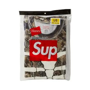 Supreme X Hanes Bones Thermal Crew - Multicolor