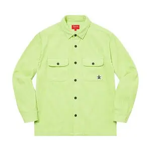 Supreme Corduroy Shirt 'pale Mint