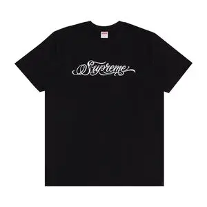 Supreme Script Tee - Black