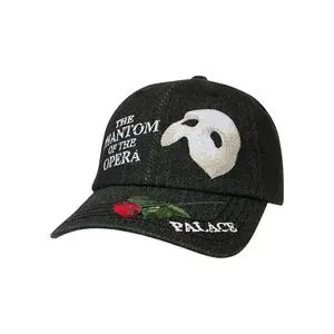 PALACE Palace Phantom Of The Opera 6-Panel Cap Black