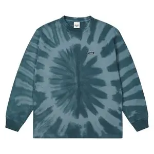 PALACE Tie-dye Waffle Long-sleeve - Blue