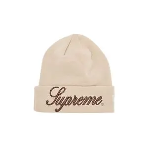帽子 Supreme New Era Script Beanie Supreme New Era Script Beanie Natural - FW24 - US
