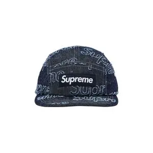 Supreme Lasered Denim Cap - Blue