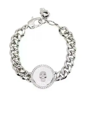 Alexander McQueen Sovereign Skull Bracelet - Silver