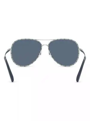Tory Burch Eleanor Sunglasses - Silver