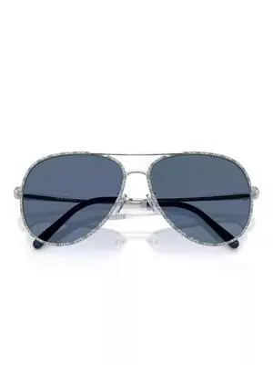 Tory Burch Eleanor Sunglasses - Silver