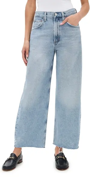 AGOLDE Low Curve Fray Jeans - Force