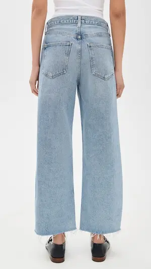 AGOLDE Low Curve Fray Jeans - Force