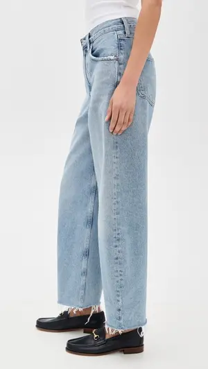 AGOLDE Low Curve Fray Jeans - Force