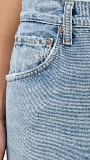 AGOLDE Low Curve Fray Jeans - Force