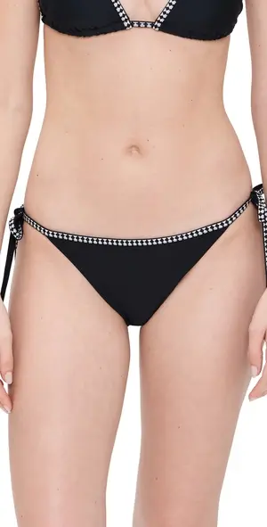 LEMLEM Lena String Bikini Bottoms - Black