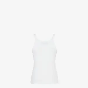 Fendi Slim-fit Sleeveless Top - White