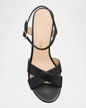 STUART WEITZMAN Dayna Platform 80 Sandals - Black