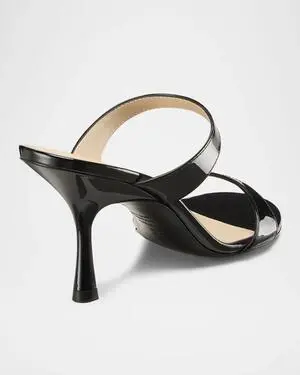 STUART WEITZMAN Nudist Dual-strap Sandals - Black