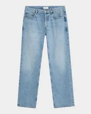 FRAME FRAME Relaxed Full Length Denim Jeans - Blue