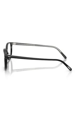 Oliver Spencer 51mm Square Eyeglasses - Black/ Demo Lens