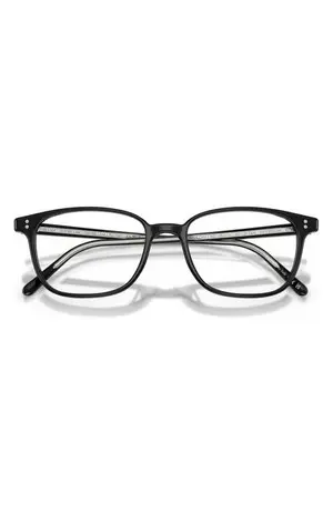 Oliver Spencer 51mm Square Eyeglasses - Black/ Demo Lens