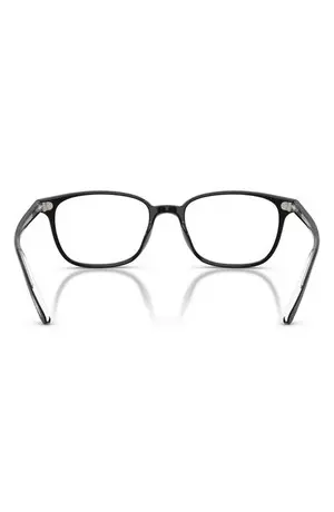 Oliver Spencer 51mm Square Eyeglasses - Black/ Demo Lens
