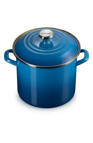 LE CREUSET 8-quart Enameled Stainless Steel Stock Pot - Marseille