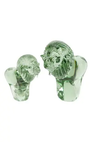 MBARE Recycled Glass Lion - None
