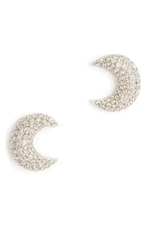 Deepa Gurnani Feyre Crescent Earrings