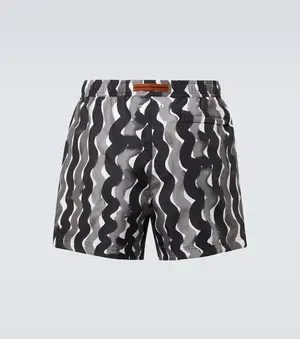Zegna Printed Swim Trunks