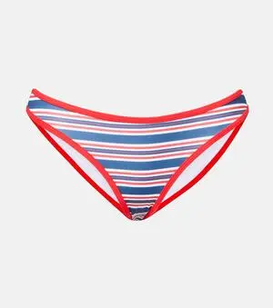 Jade Swim Striped Bikini Bottom - Multicoloured