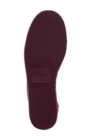 Mango Velour Loafer - Wine