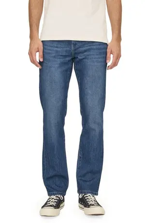 Warp + Weft Medium Wash Jeans For Men