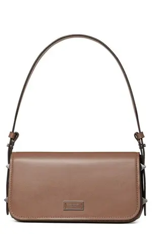 Kate Spade New York Small Leather Shoulder Bag - Warm Acorn