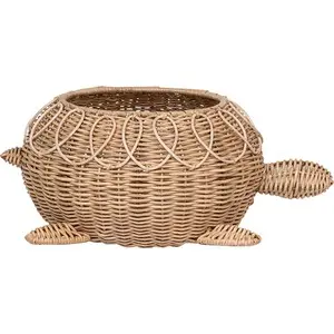JULISKA Provence Rattan Turtle Bowl - Whitewash