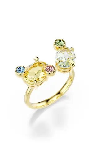 SWAROVSKI Gema Crystal Ring Set - Multicolored