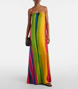 Christopher Esber Aura Striped Maxi Dress - Multicoloured