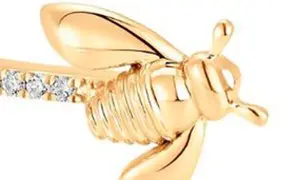 Sara Weinstock Queen Bee Flower Diamond Cuff Bracelet